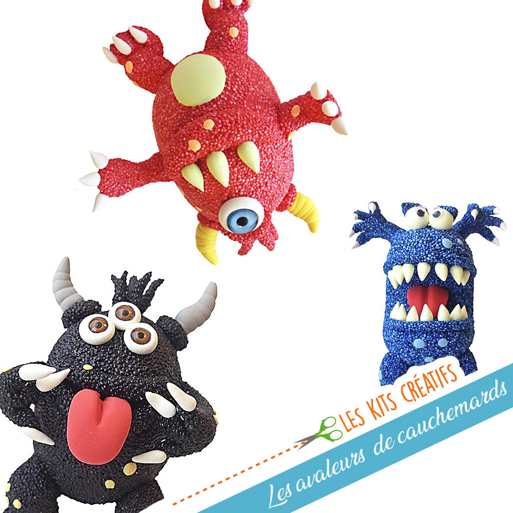 Kit créatif pâte à modeler petits monstres