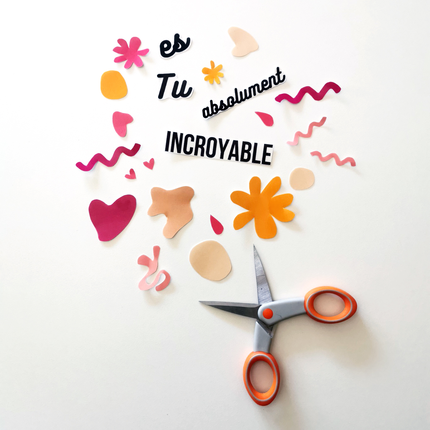 DIY déco incroyable miroir citation en stickers vinyle sans cricut
