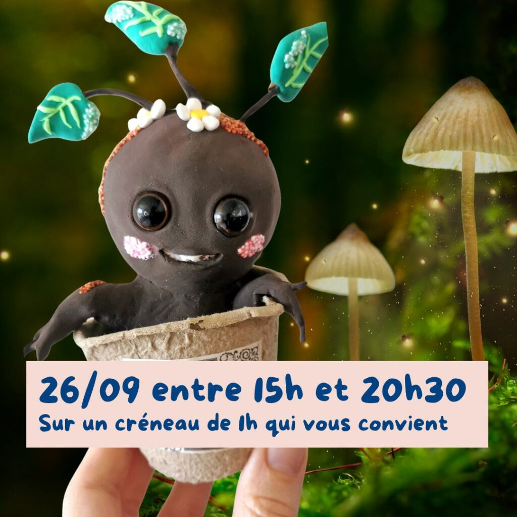 Atelier créatif – Modelage Mandragore Harry Potter à Nîmes